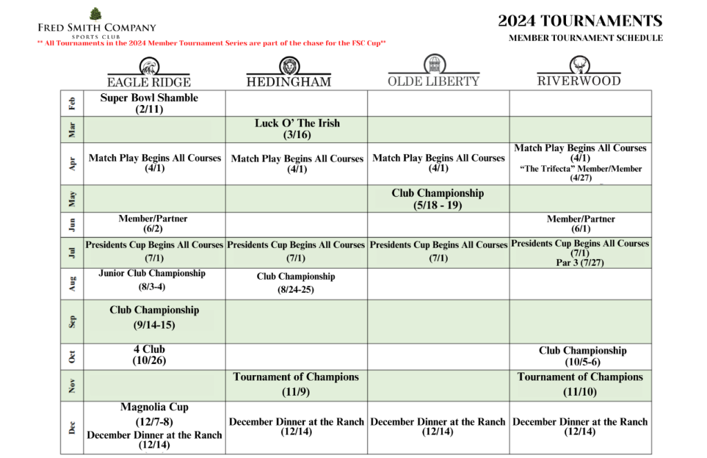 Tournaments - Olde Liberty Golf Club